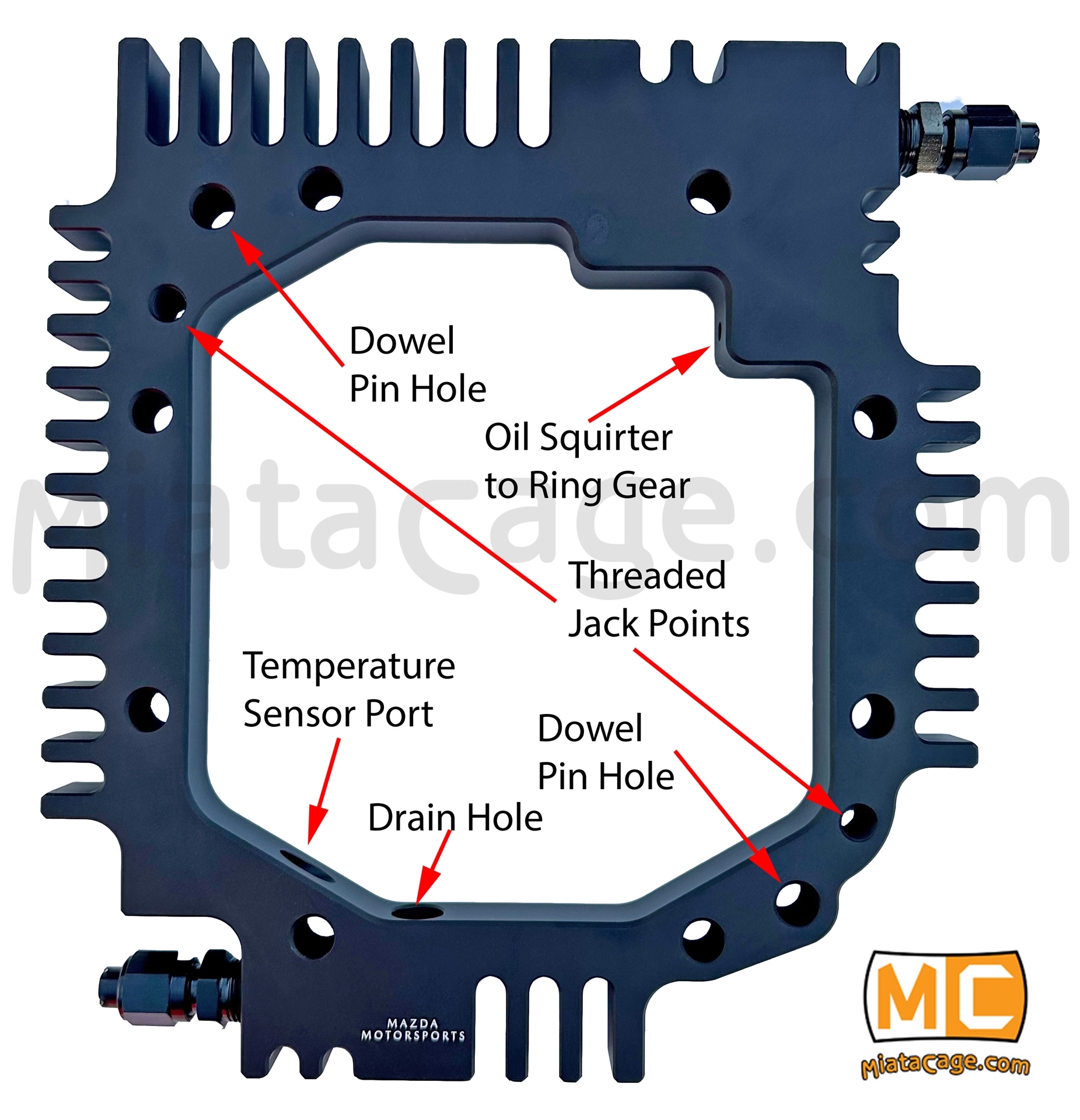 Miatacage.com. NC Differential Cooler Plate